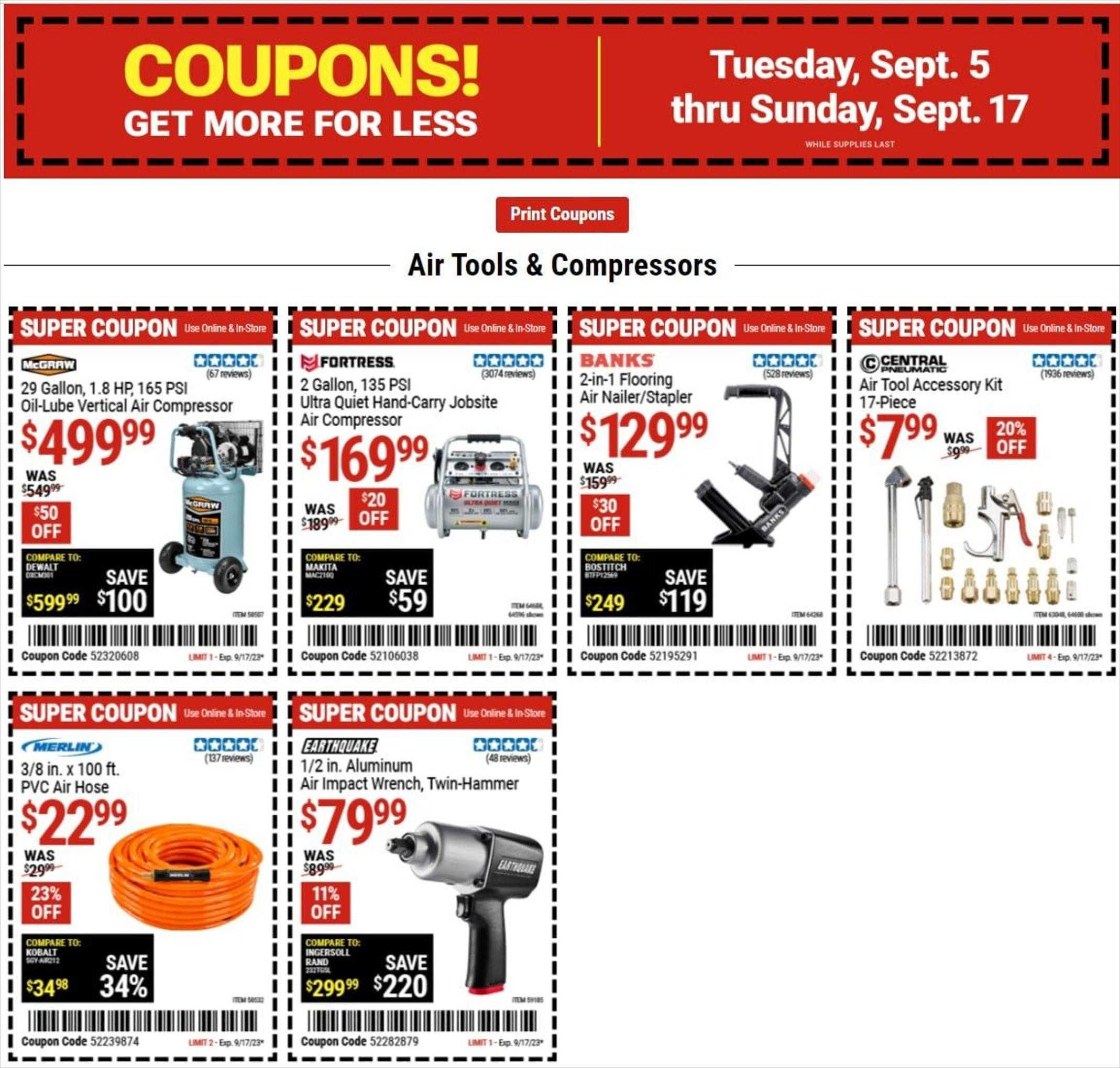 Harbor Freight Tools Catalog | Valid until September 13, 2023 Harbor Freight Tools Catalog | Valid until September 13, 2023
